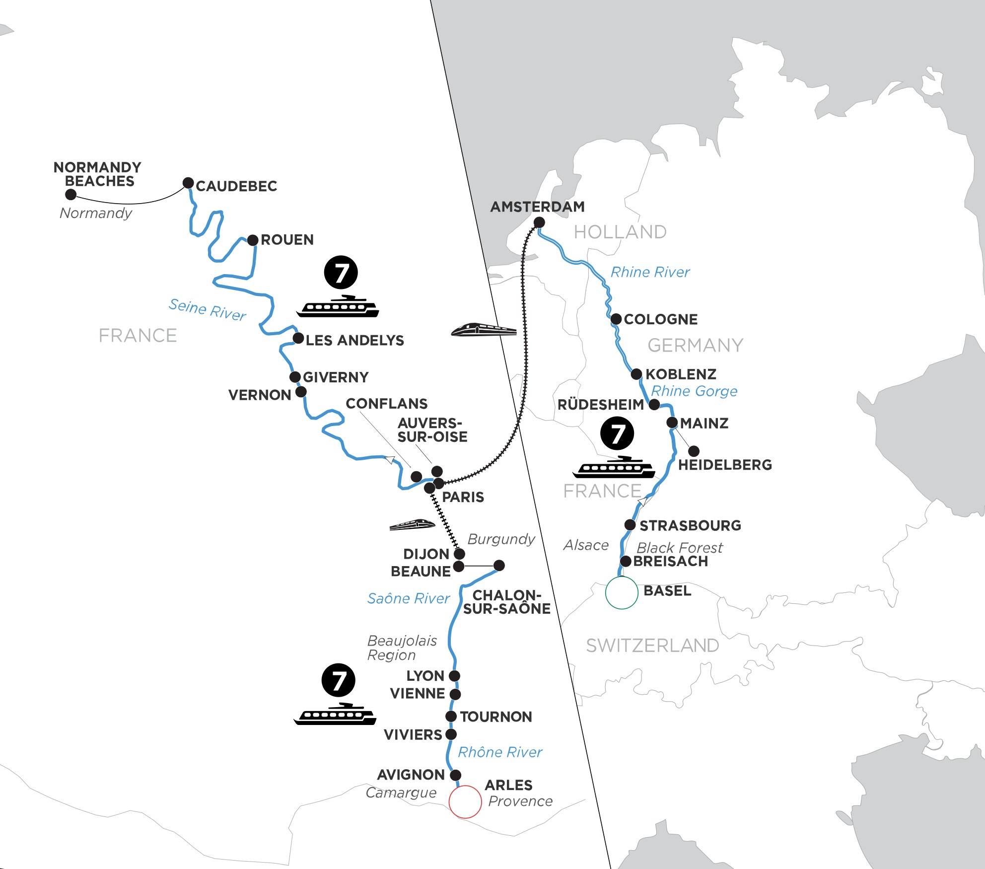 European Masterpiece: The Rhine, Seine & Rhône Revealed - The Travel ...